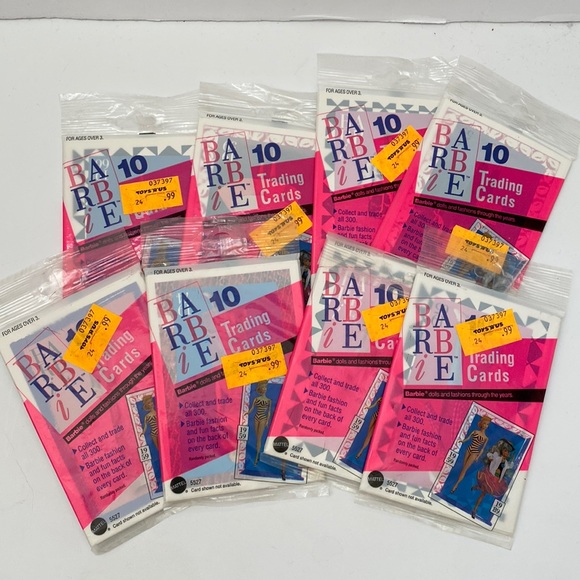 Barbie | Toys | Vintage Barbie Trading Card Bundle Sealed Lot Of 8 ...